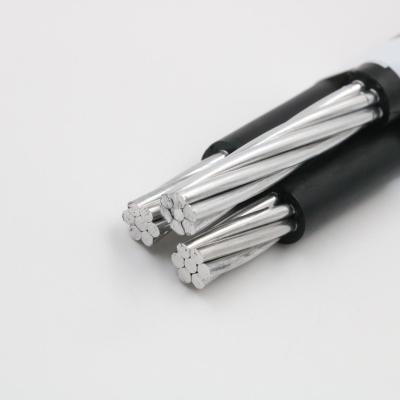 China Aluminium Triplex Wire XLPE Insulated Overhead ABC Cable Three 3 Phase Cable for sale