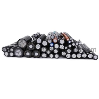 China Duplex Triplex Quadruplex Aerial Bunched/Bundled Overhead XLPE Insulated Aluminum ABC Cable for sale