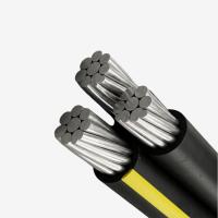 China 4X50m㎡ 4X95m㎡Aluminum Conductor Cable XLPE/PVC/PE Insulated ABC Cable AAC AAAC 0.6/1kv Standard Aerial Bundled Conductor for sale