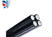 China Quadruplex Service Drop Aluminum Conductor XLPE Insulated Aerial Bundled Cable 600/1000V with 45-60 Mil Insulation for sale
