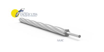 China 2AWG AAAC All Aluminum Alloy Conductor - 33.5mm² Cross Section, 123A Current Rating for Overhead Transmission Lines for sale