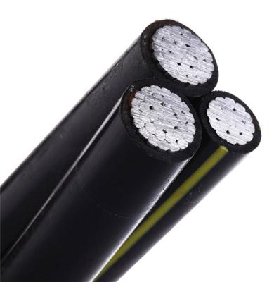China Low Voltage 0.6/1kV 3C+1C Aerial Bundled Cable with XLPE Insulation and 25-150mm² Cross-Section for sale