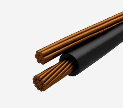 China 2AWG Triplex Service Drop Cable - 600V Self-Supporting Aluminum Overhead Wire with 90°C XLPE Insulation for sale