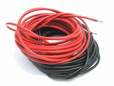 China TUV Certified 6mm² 10 AWG Solar PV Cable with 95A Current Capacity and 1800V DC Rating for sale