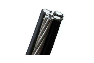 China Triplex LV ABC Overhead Distribution Cable 0.6/1kV with XLPE Insulation and ACSR Messenger Wire for sale