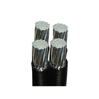 China Medium Voltage 50mm2 Aluminium Overhead Cable with XLPE Insulation 0.6/1 kV for Service Drop Applications for sale