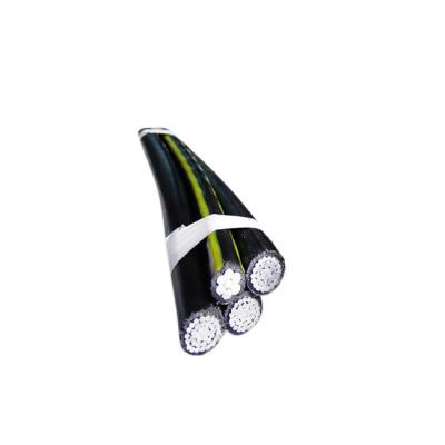 China ACSR 4x50mm² Overhead Insulated Cable 0.6/1 kV with XLPE Insulation for Low Voltage Distribution Networks for sale