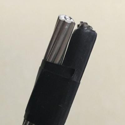 China Shet Land PE 2*50mm2 Overhead Service Wire - 0.6/1 kV Low Voltage Aerial Cable with Aluminum Conductor for sale