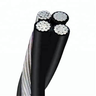 China Aerial Bundled Overhead Insulated Cable 25mm 0.6/1KV XLPE/PVC Low Voltage Power Distribution for sale