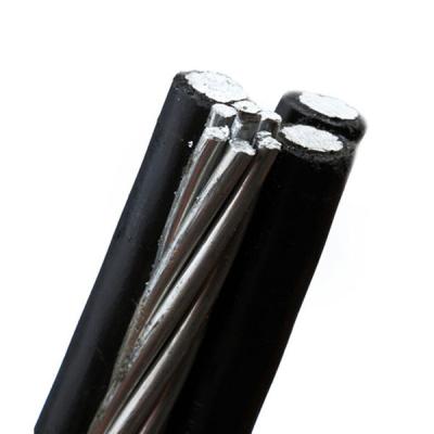 China Quadruple Standard Aluminum Aerial Bundle Conductor 0.6/1 KV Low Voltage Overhead Cable with XLPE/PVC/PE Insulation for sale