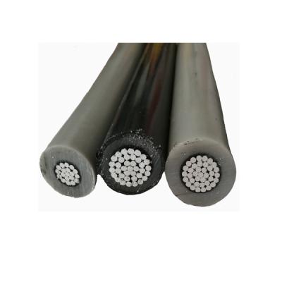 China 600V XLPE Power Cable Triplex 1/0 Aluminum Conductor with 90°C Temperature Rating for Overhead Service Applications for sale