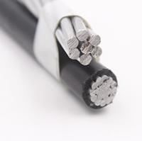 China Duplex Service Drop Low Voltage 1kV Aluminum Conductor ABC Aerial Bundle Cable - 600-1000V Rating with 100km MOQ for sale