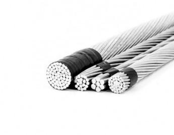 China ACSR Zebra Conductor 54/3.18+7/3.18mm Bare Aluminum Steel Reinforced for 0.6/1 KV Power Distribution for sale