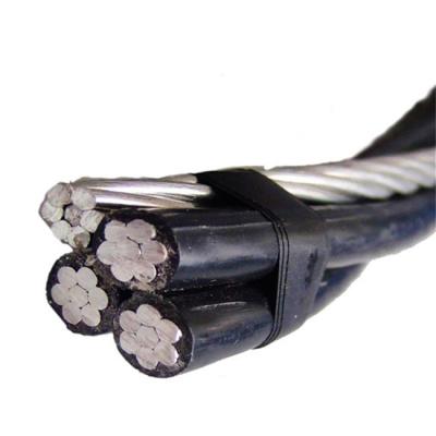 China XLPE ABC Aluminum Overhead Aerial Bundle Conductor Electrical Cable 0.6/1kv for sale