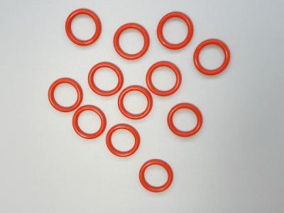 China SI 60-70 Hardness Silicone Sealing Ring with -50°C to 250°C Temperature Range and Ozone Corrosion Resistance for sale