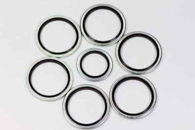China Anti Wear Bonded Sealing Stainless Steel Nitrile Rubber Seal 7-75mm OD, 40 MPa Pressure Rating for sale