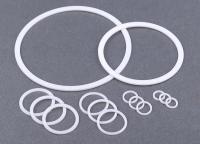 China PTFE White O-Ring Back-Up Ring and Square Ring Seal with -200°C to 350°C Temperature Range and Anti-Corrosion Properties for sale