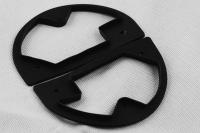 China Custom Rubber Parts 40º-90º Hardness Range for Sealing, Connecting, Fixing with -190℃ to 330℃ Temperature Resistance for sale
