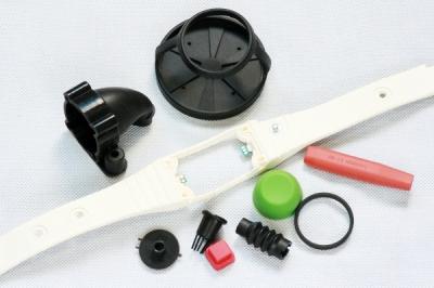 China FKM NBR Custom Rubber Parts - Temperature Range -40℃ to 330℃, Hardness 40°-90° for Industrial Applications for sale