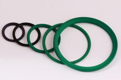 China FKM DIN 3869 ED Ring Water Pipe Seal Green Brown 60MPa Wear Resistant for sale
