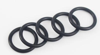 China Black NBR O-Rings 70-90 Shore Hardness AS568 ISO 3601 Certified Sealing Components for sale