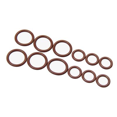 China Brown FKM O-Rings for Automotive & Industrial Use - 70-90 Hardness, -20°C to 250°C Temperature Range for sale