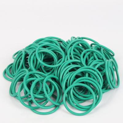 China Green FKM High Temp O Rings 280C For Fuel Injection Systems Sealing for sale