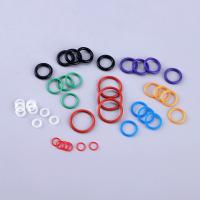 China Colored Rubber Silicone O-Rings 60-70 Hardness Elastic Compressible Seals for Appliances & Electronics for sale