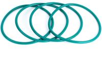 China Green FKM O Rings 70-80 Hardness Solvent Resistant for Vehicles for sale
