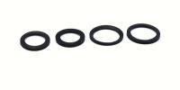 China NBR DIN 3869 Profile O Rings Thickness 1.5mm Anti Corrosion ED Sealing Ring for sale