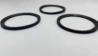 China NBR Black DIN 3869 ED Seal Profile Ring Rubber Hole Seal for Bearings 30 MPa for sale