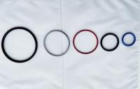 China Color PTFE Encapsulated O-Ring -30°C to 260°C Temperature Range for Chemical Resistance in Electronics & Automotive for sale