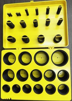 China Black NBR O-Ring Kit with 372 Pieces in 30 Sizes, 70-90 Shore Hardness for Industrial Sealing for sale