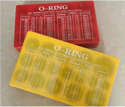 China NBR Black O-Ring Kit with 386 Pieces Across 30 Sizes, 70° Hardness for Industrial Maintenance for sale
