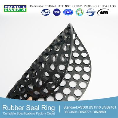 China Custom Rubber Parts for Industrial Machinery Shore 70A with ROHS REACH FDA LFGB Certification for sale