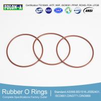 China Rubber O Rings High Elongation Black OEM Up to 10000 PSI Pressure Range for sale