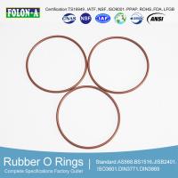 China Tensile Strength 30A Durometer Rubber O Rings Good Flexibility for sale