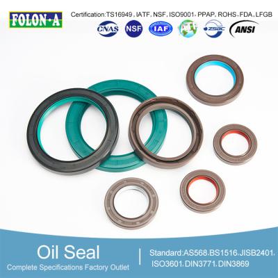 China FKM TC Double Lip Oil Seals for Machinery - Temperature Range -26°C to 230°C, ISO9001 Certified Industrial Seals for sale