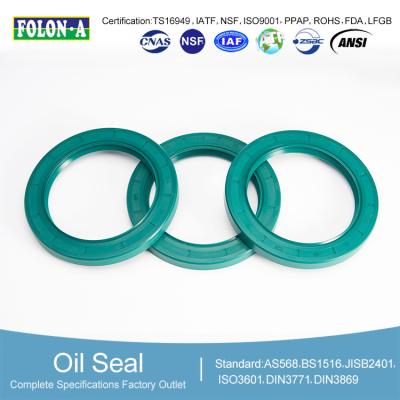 China FKM TC Double Lip Oil Seals - Temperature Range -26°C to 230°C, ISO9001 Certified Industrial Seals for sale