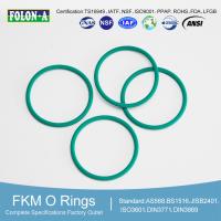 China FKM AS568 O Rings Oil Resistant Black 14 MPa Tensile Strength -40C to 280C for sale