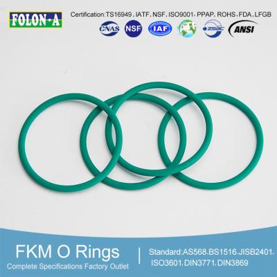 China FKM O Rings 1mm to 1000mm -40C to 280C High Temp Aerospace Seals for sale