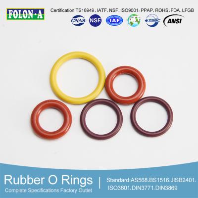 China FFKM Rubber O-Rings 75 Hardness 250°C Temperature Resistant for Chemical Sealing Applications for sale
