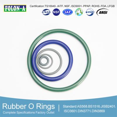 China FKM O-Rings for Automotive Fuel Systems - 70-90 Hardness, -20°C to 250°C Temperature Range for sale