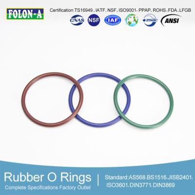 China EPDM O Ring 50-90 Shore A -50 to 250°C Tear Resistant Automotive Sealing for sale