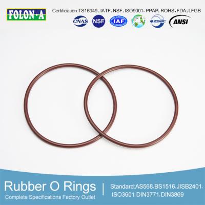 China EPDM O Rings 50-90 Shore A Hardness 35% Compression Set for Automotive Brake Fluid for sale