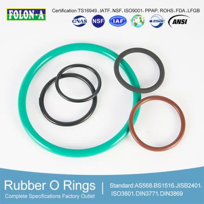 China EPDM O Rings 70 Shore A for Automobile Brake Fluid Oil Seal -50 to 120°C for sale