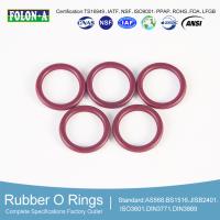 China Black FKM O Ring Cord 14 MPa Tensile Strength -40C to 280C High Temp O Rings for sale