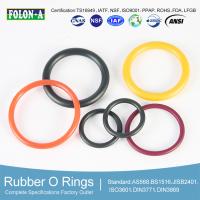 China 70A Durometer Low Compression Set Rubber O Ring Gasket Black Standard Size Up to 10000 Psi for sale