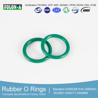 China FKM O Rings AS568 BS1516 14 MPa Tensile Strength High Temp Oil Resistant Seals for sale