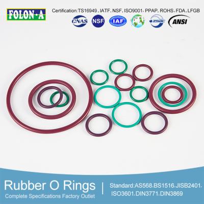 China DIN 3869 Sealing Profile Rings 30MPa Service Pressure 70-80 Hardness ISO 3601-1 for sale
